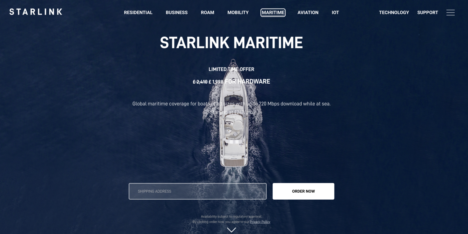 Starlink Maritime - The Complete Guide - Spacelink Installations