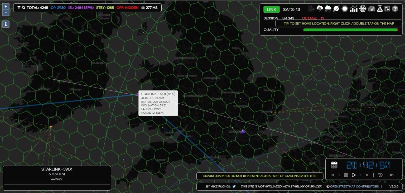 The Top Starlink Satellite Trackers & Maps - Live Coverage Maps